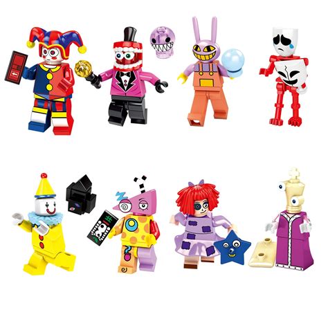 Pomni Jax Ragatha Gangle Minifigures The Amazing Digital Circus Sets
