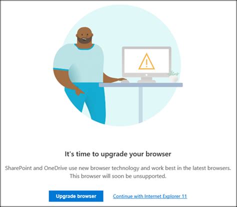 Internet Explorer 11 Wird In Sharepoint Online Und Onedrive Blockiert