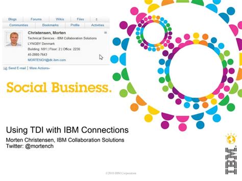 Dannotes Using Tdi With Ibm Connections Ppt
