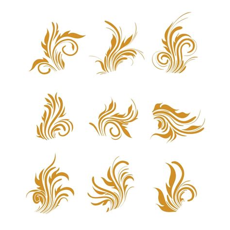 Premium Vector Abstract Vector Set Collection Vector Illustration