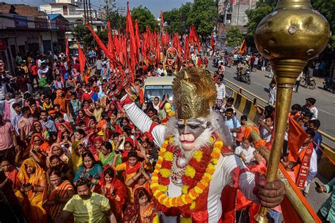 Hanuman Jayanti 2023 Processions Taken Out Across Country Amid Heavy