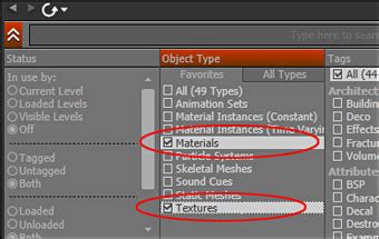 Udk Difference Between Textures And Materials