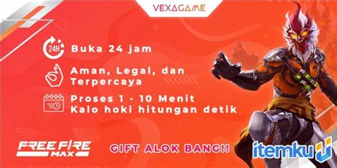 Beli Top Up 50 Diamond Garena Free Fire MAX Terlengkap Dan Termurah