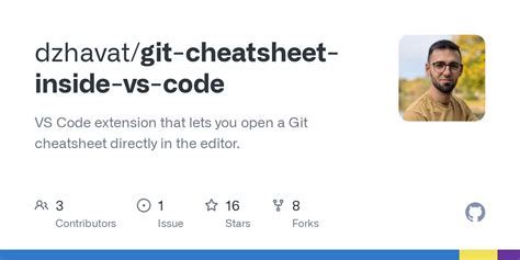 Github Dzhavat Git Cheatsheet Inside Vs Code Vs Code Extension That