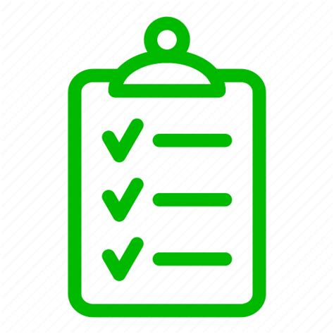 Approved Checklist Clipboard Green List Report Tasklist Icon