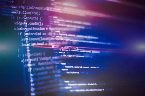 Premium Photo Software Developer Programming Code Abstract Computer