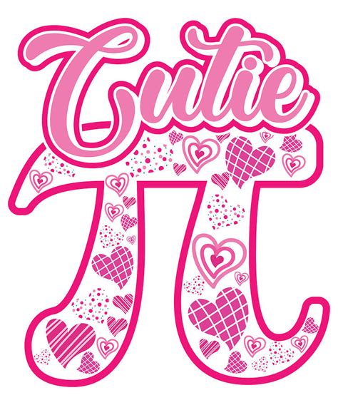 Mathematician Cutie Pi Math Pi Symbol Pi Day Digital Art By Toms Tee Store Fine Art America