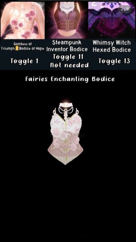 Bodice Combos Royale High