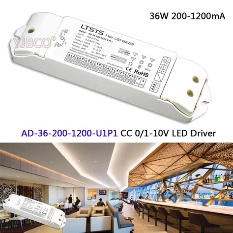LTECH V Led Dimming Driver AD U P AC V Input VDC Output W
