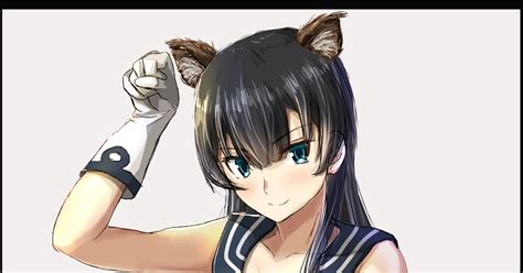 阿賀野艦隊これくしょん タヌキmodeで踊る決め顔な阿賀野姉ぇ Seiteiのイラスト Pixiv