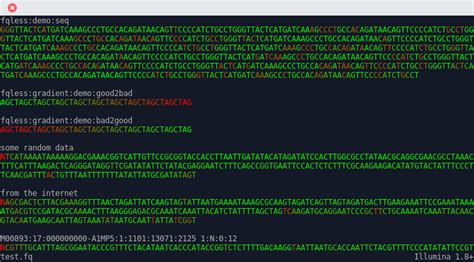 GitHub Openpaul Fqless Less Like Viewer For Fastq Files