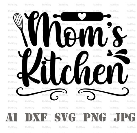 Moms Kitchen Svg Made With Love Svg Kitchen Sign Svg Farmhouse Sign Svg