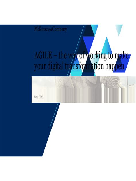 Mckinsey Agiletraining 052018 En Pdf Scrum Software Development