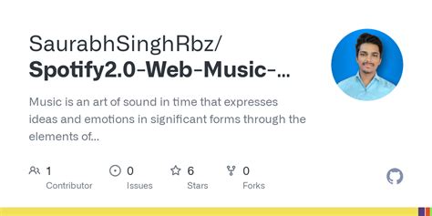 Github Saurabhsinghrbz Spotify Web Music Player Music Is An Art