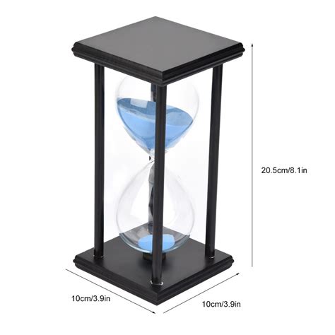 30 Minutes Wooden Hourglass Glass Hourglass Timer Grandado