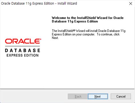 Windows10 오라클 설치 Oracle Install