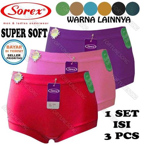 SOREX Pcs Celana Dalam Wanita Sorex Super Soft Art Lazada Indonesia