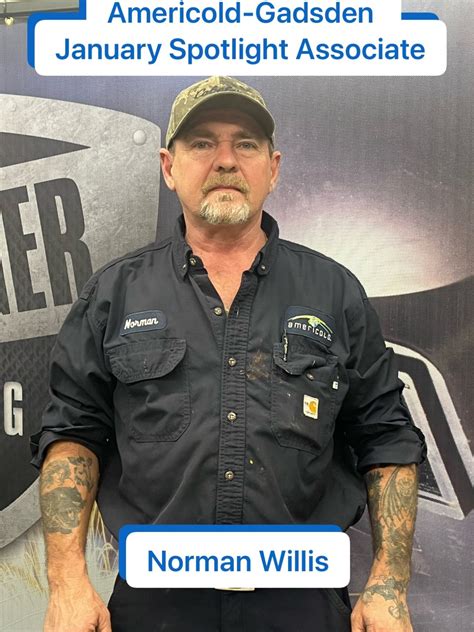 Congrats To Gadsdens January Spotlight Associate Norman Willis Norman… Tracy Machen