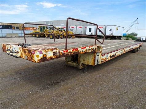 1999 LANDOLL T A EQUIPMENT TRAILER Sliding Axles Tilt Deck 48 X