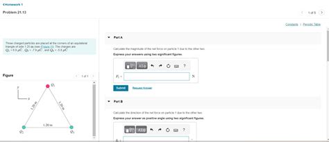 Solved Part A Calculate The Magnitude Of The Net Force On Chegg Com