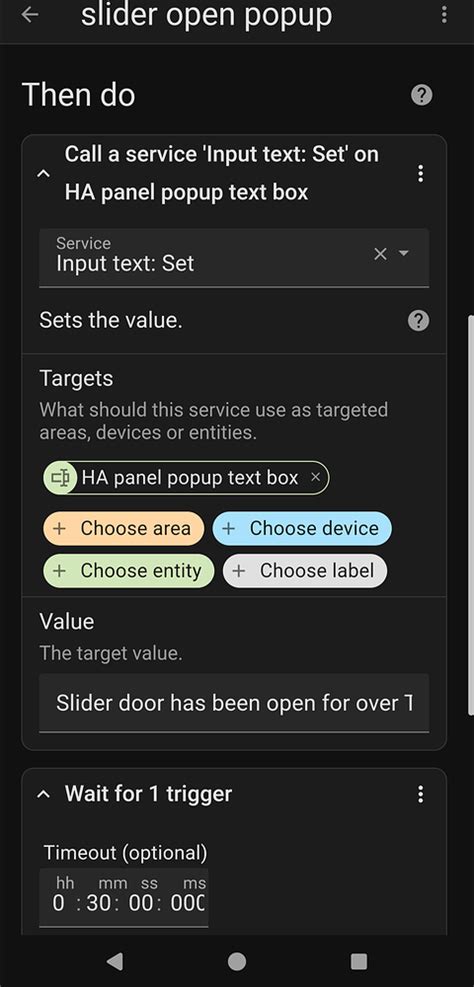Input Text Box On Dashboard And Automation For Use With Openhasp