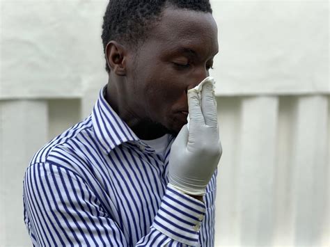 Gloves Sneeze Blow Your Nose Free Photos On