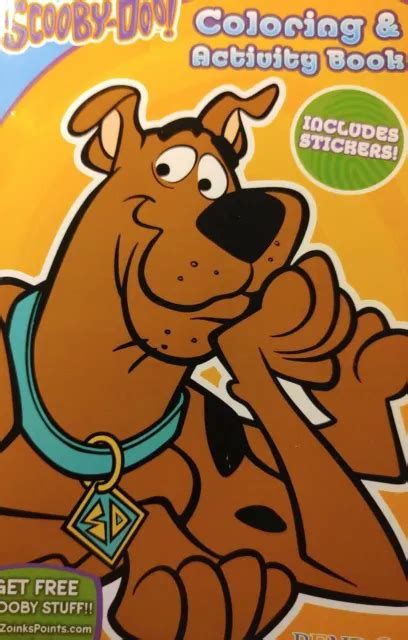 Scooby Doo Coloring And Activity Book Stickers Included U1 £992