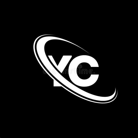 Yc Logo Y C Design White Yc Letter Ycy C Letter Logo Design Stock