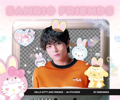 04hello Kitty And Friends Sticker By Nebomina On Deviantart