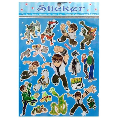 خرید برچسب فانتزی طرح بن تن Ben10