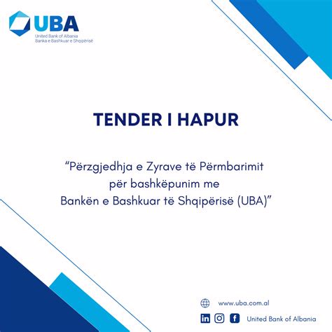 Përzgjedhja e Zyrave të Përmbarimit për bashkëpunim me Bankën e Bashkuar të Shqipërisë UBA