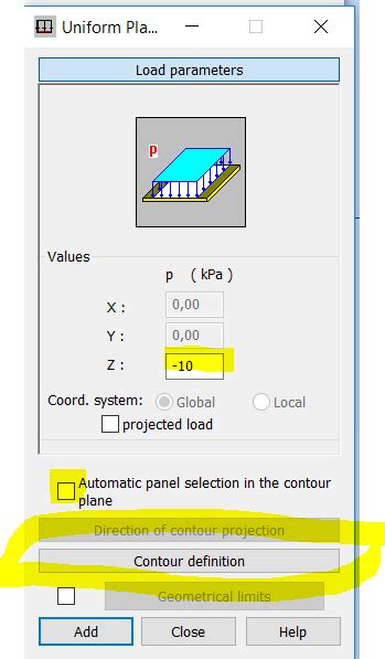 How To Create A Surface Load On A Panelcladding Which Is Limited To A Certain Zone In Robot