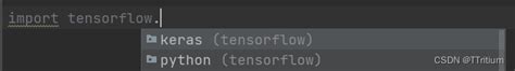tensorflow 没有 keras的问题解决 tensorflow没有keras模块 csdn博客