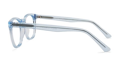 Peace Square Blue Eyeglasses Mouqy Eyewear