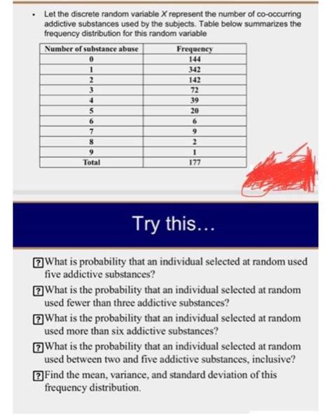solved let the discrete random variable x represent the
