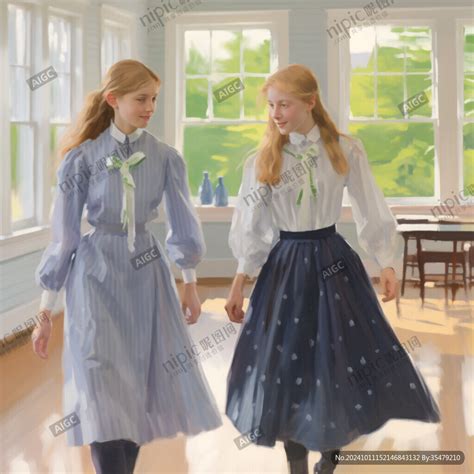 Ai创作图蓝色学生装 裙子衬衫印花设计 复古学生装 女孩裙子插画 服装图案桌布窗帘 衬衫裙子印花 裙子插画 百褶裙海军领 手绘清纯女孩生活场景 俄罗斯人物插画 蓝色花裙子水彩手绘 女孩插画服装