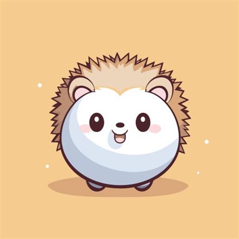 Cute Hedgehog Cartoon Character Royalty Free Vector Image