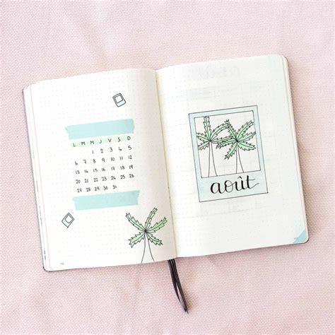 Bullet Journal Août Bullet Journal August Bullet Journal School