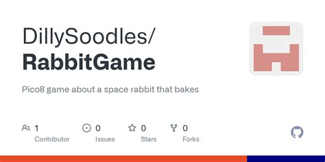 Github Dillysoodles Rabbitgame Pico8 Game About A Space Rabbit That Bakes