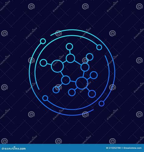 Decentralization Decentralized Structure Icon Stock Vector