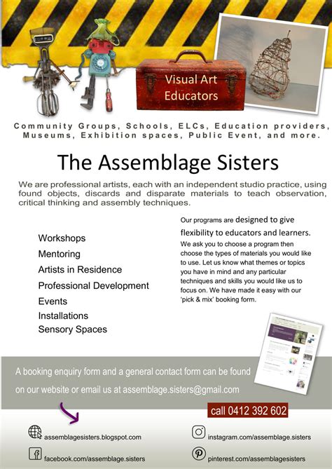 Assemblage Sisters Schools Brochure By Assemblage Sisters Flipsnack