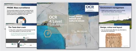 PG Online OCR A Level Computing Teaching And Learning Resources PG Online