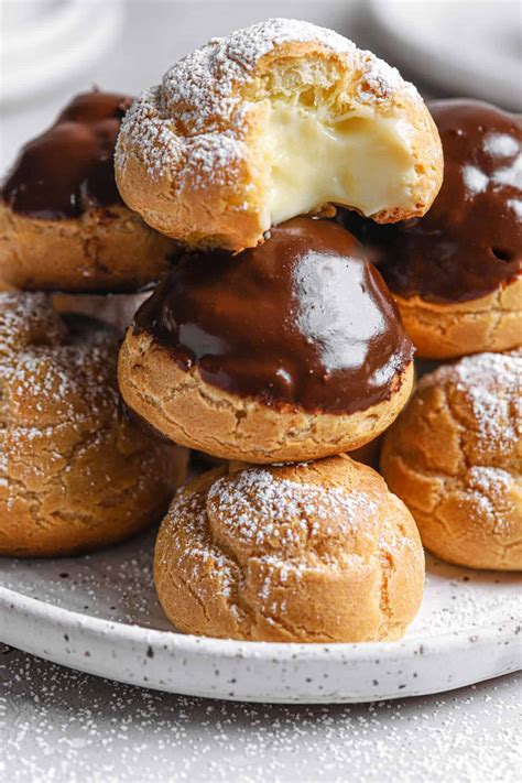 Homemade Cream Puffs Brown Eyed Baker