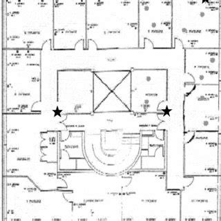 Position Of The Network Access Points And Sampling Positions To Test If Download Scientific
