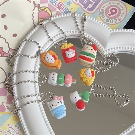 7pcs귀요미 키티 파츠 키링세트 폰키링 다이어리키링 에어팟키링 에이블리