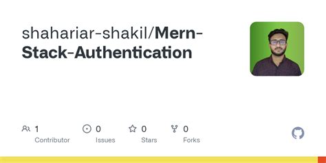 Github Shahariar Shakil Mern Stack Authentication