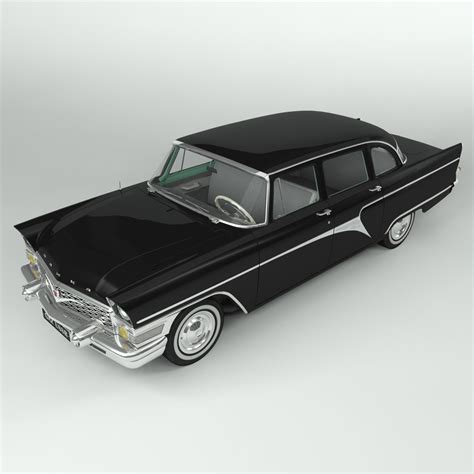 Chaika Car 3d Model