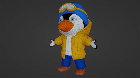 Penguin Model Turbosquid 1986438