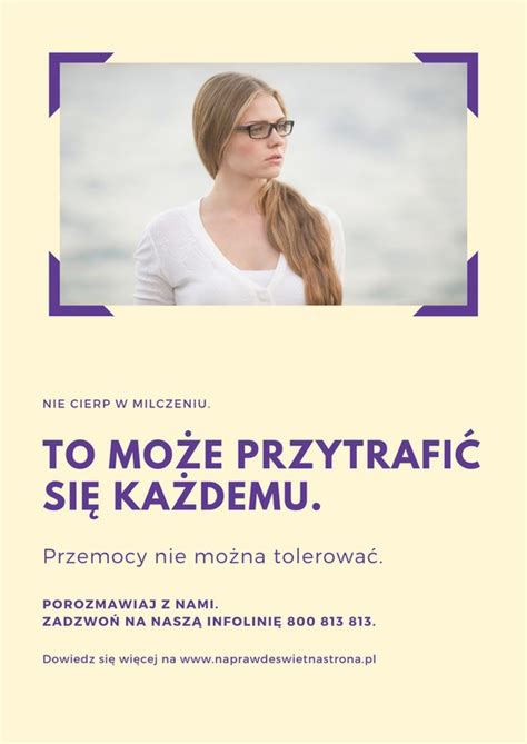 Szablony i wzory plakatów o przemocy w rodzinie