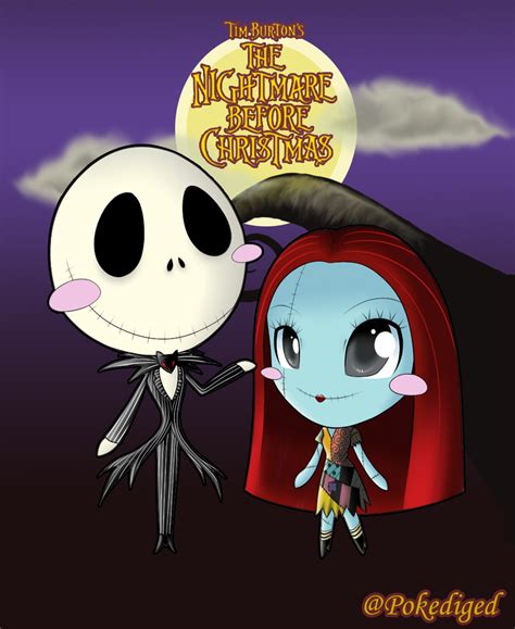 ~this Is Halloween~ Jack And Sally By Pokediged On Deviantart